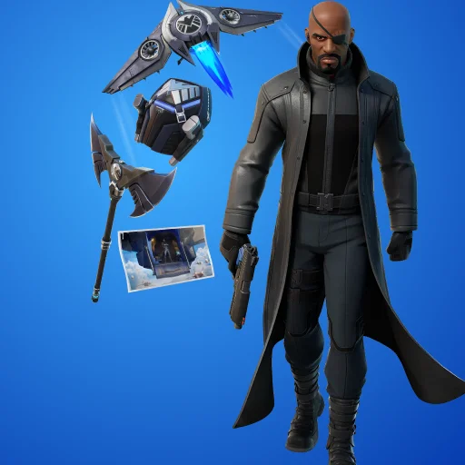 ⫷ Fortnite Nick Fury Skin ⫸ Characters & Skins 👕 ᑕ ᑐnite.site