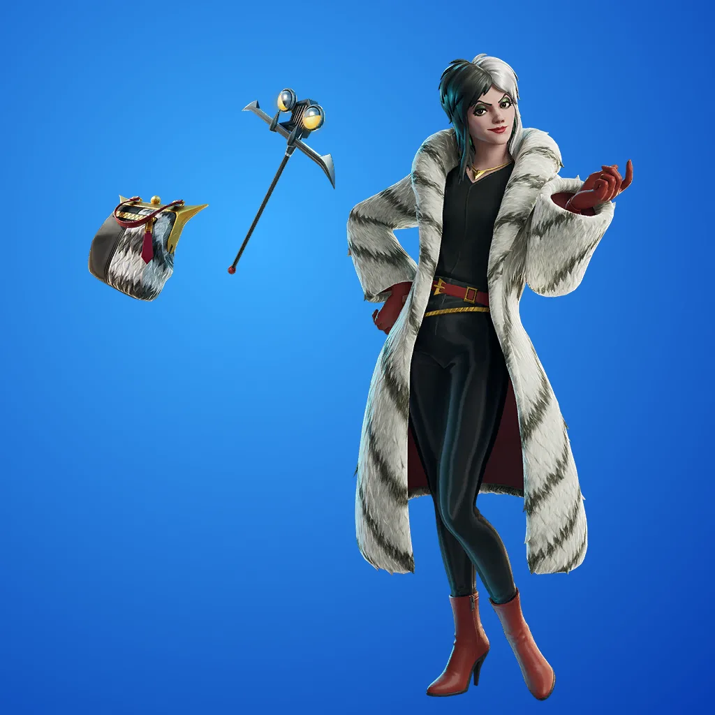 ⫷ Skin Fortnite Cruella De Vil ⫸ Trajes y Skins Fortnite 👕 ᑕ ᑐnite.site