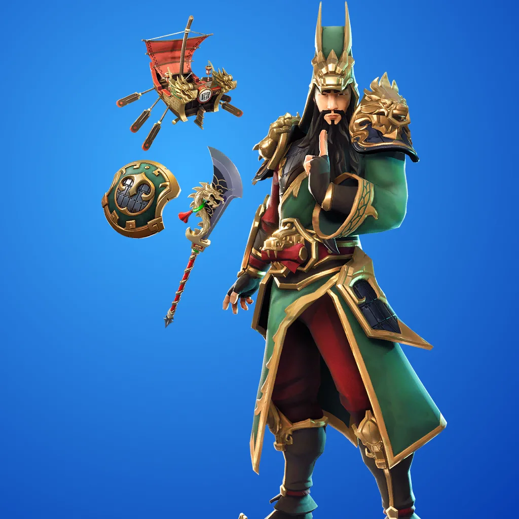 ⫷ Fortnite Guan Yu Skin ⫸ Characters & Skins 👕 ᑕ ᑐnite.site