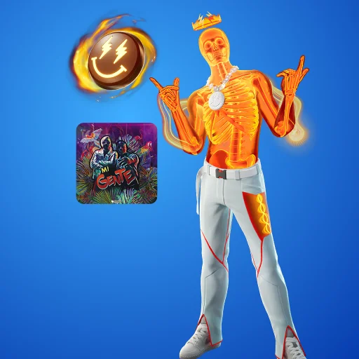 ⫷ Fortnite Inferno Skeleton Balvin Skin ⫸ Characters & Skins 👕 ᑕ ᑐnite.site