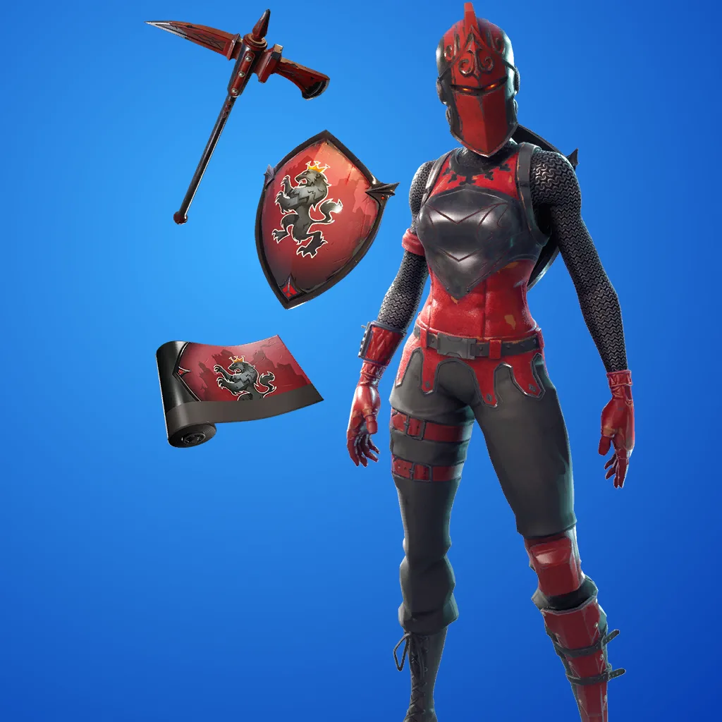 Fortnite Red Knight Coloring Pages [2025]