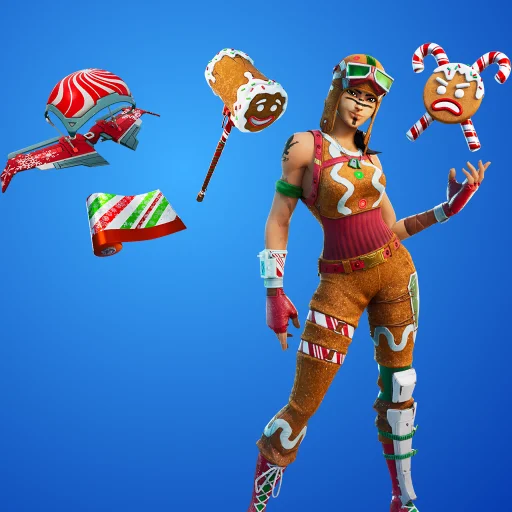 ⫷ Fortnite Gingerbread Raider Skin ⫸ Characters & Skins 👕 ᑕ ᑐnite.site